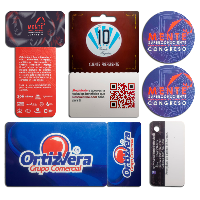 Tarjetas PVC con suaje - Card Depot