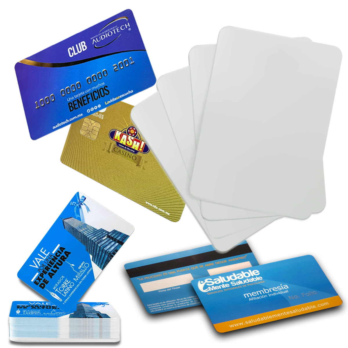 tarjetas pvc mayoreo cdmx - Blancas e Impresas Personalizadas